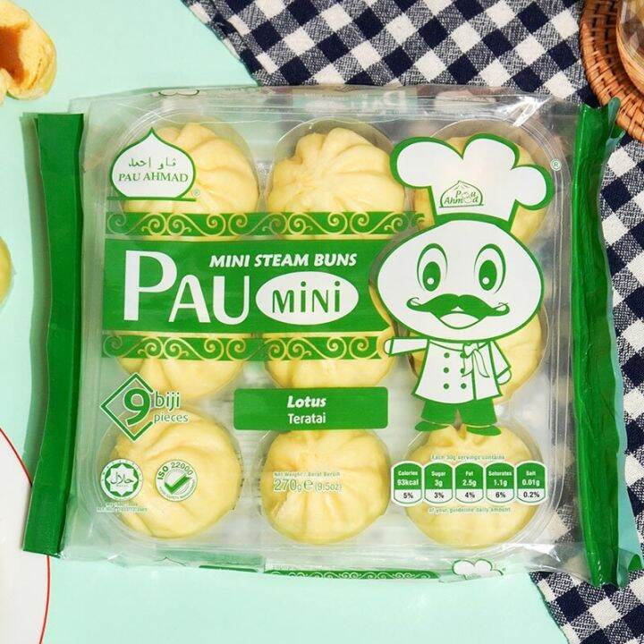 [HALAL PAU] PAU AHMAD Mini Lotus Pau (9 Pcs / 9 Biji) | Lazada