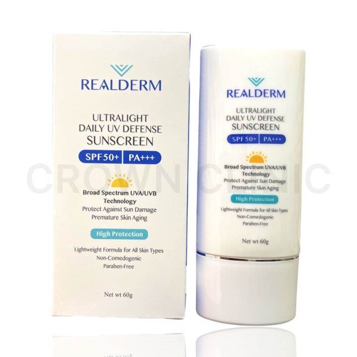 RealDerm Ultralight Sunscreen SPF50+/PA+++ (60G) | Lazada