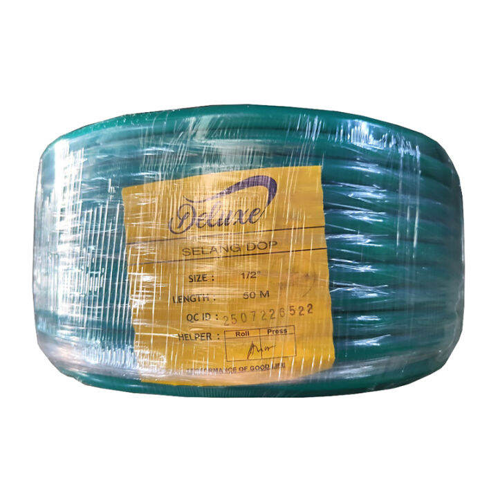 MB - 1 Rol Selang Air Warna Deluxe 1/2" x 50 Meter | Selang Dop Elastis ...