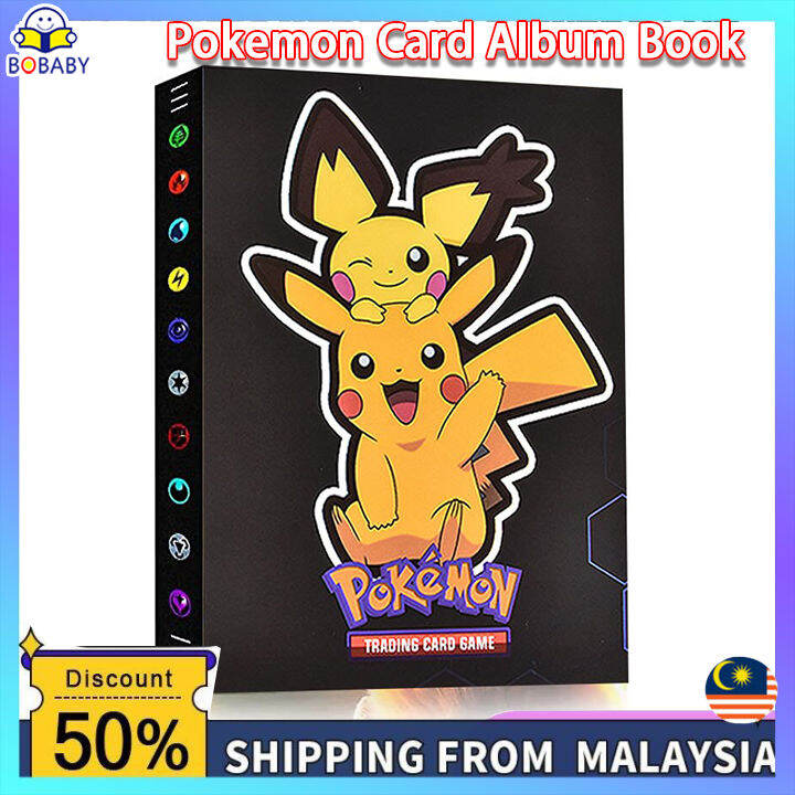240pcs Pokemon Album Cards Book Holder Collection Boke Map Play Game ...