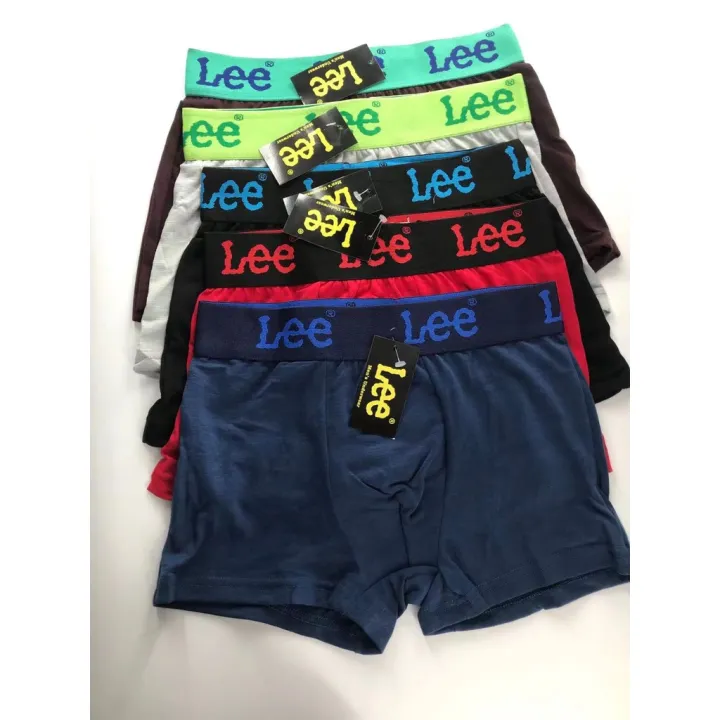 chshop Men's Boxer LEE 6pcs Boxer for men High Quality | Lazada PH