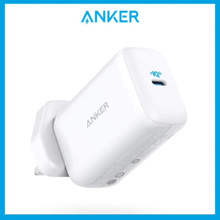Anker PowerPort III 65W PIQ 3.0 USB C Charger (US/UK/EU Plugs for ...