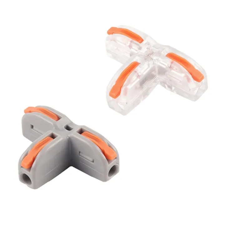 T type Quick Wire Connecter Lever Nuts Compact Push in Wiring Terminal ...