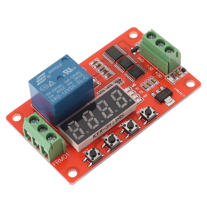 FRM01 DC 5/12/24V 1 Channel Multifunction Relay Module Loop Delay Timer Switch | Lazada PH