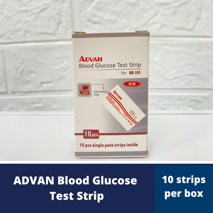 Advan Glucose Test Strips 10pcs | Medic One Drugstore | Lazada PH