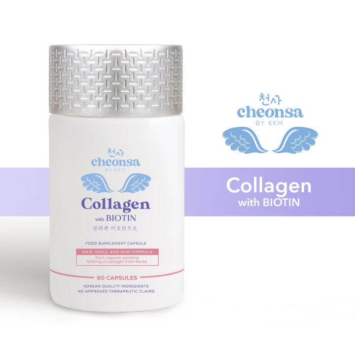 CHEONSA Collagen + Biotin 500mg x 60 | Lazada PH