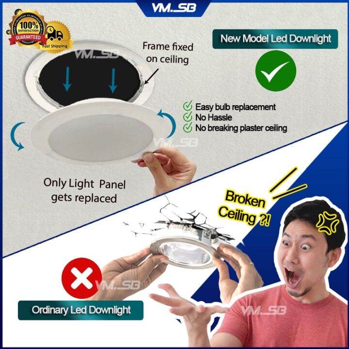 Easy Replace Recessed Downlight Nexus LED 15W Round Down Light | Lazada