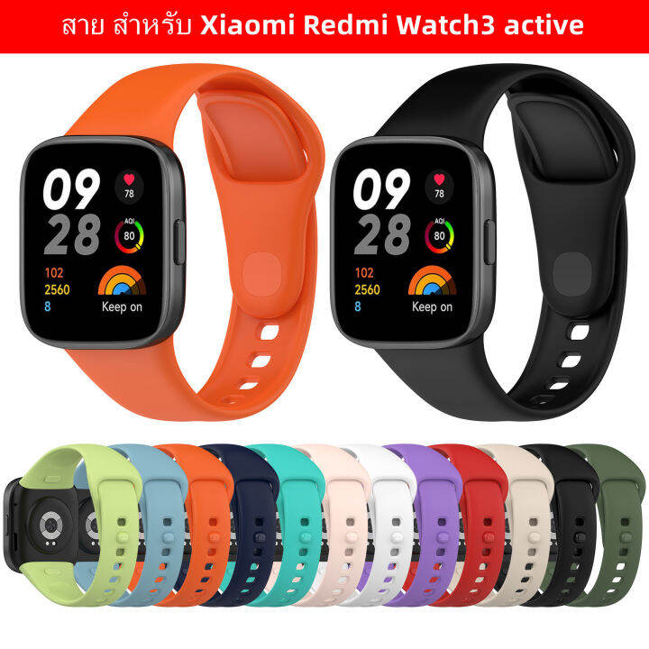 สาย สําหรับ Xiaomi Redmi Watch3 activeนาฬิกา สาย สำรอง สายซิลิโคน mi watch 3 activeสายสําหรับ ...