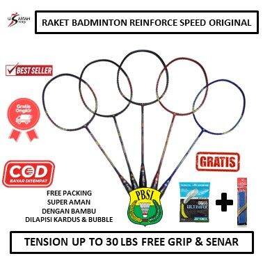 Raket Badminton Reinforce Speed RS OriginaI AsIi - Raket Dewasa Murah ...