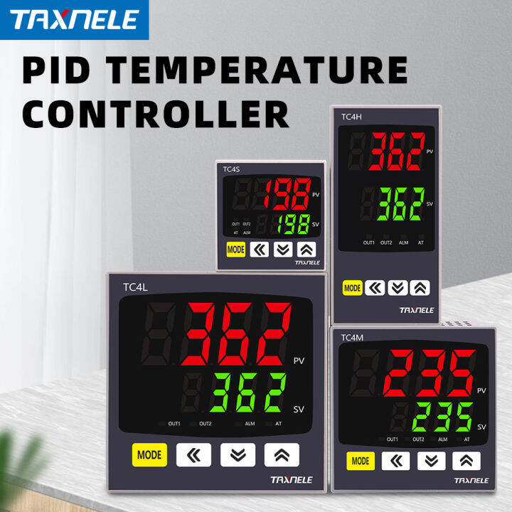 Intelligen Digital PID Thermostat SSR Relay Output Universal Input Heating Cool Temperature ...