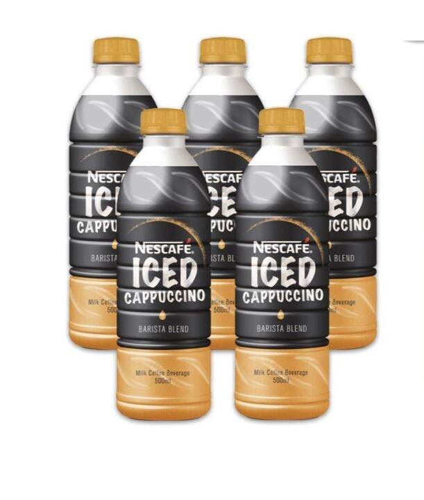 Nescafe iced cappuccino 500ml x 24 bottles | Lazada Singapore