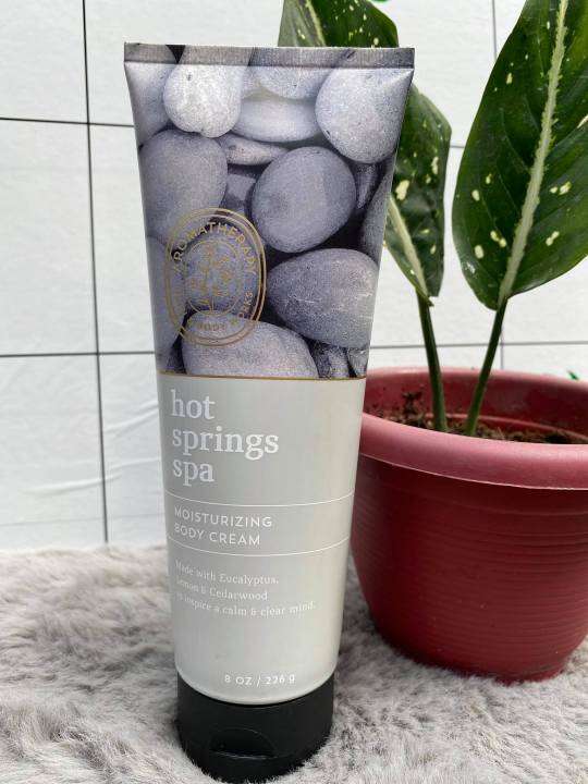 Authentic Bath And Body Works Aromatherapy Hot Springs Spa Moisturizing