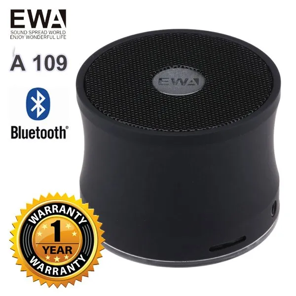 ลำโพงบลูทูธ EWA Bluetooth Speaker รุ่น A109 (ของแท้ 100%) วัสดุสแตนเลสอลูมิเนียม | Lazada.co.th