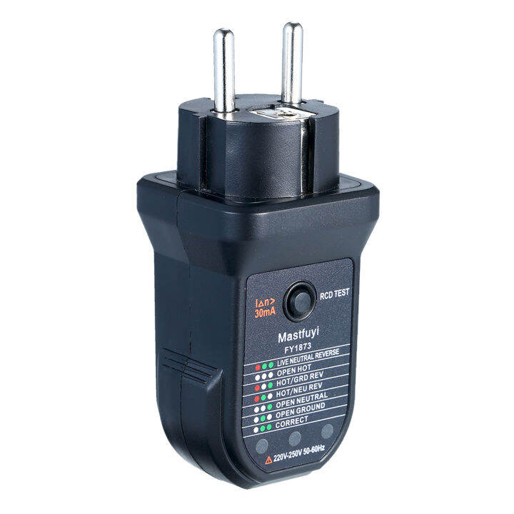 FUYI Advanced RCD Electric Socket Tester Automatic Neutral Live Earth ... FUYI Advanced RCD Electric Socket Tester Automatic Neutral Live Earth ...
