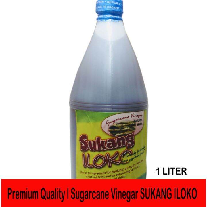 Sukang Iloko Authentic Sugarcane Vinegar Naturally Fermented 1 Liter ...