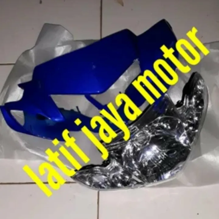 batok pala dan lampu Vega r new biru | Lazada Indonesia