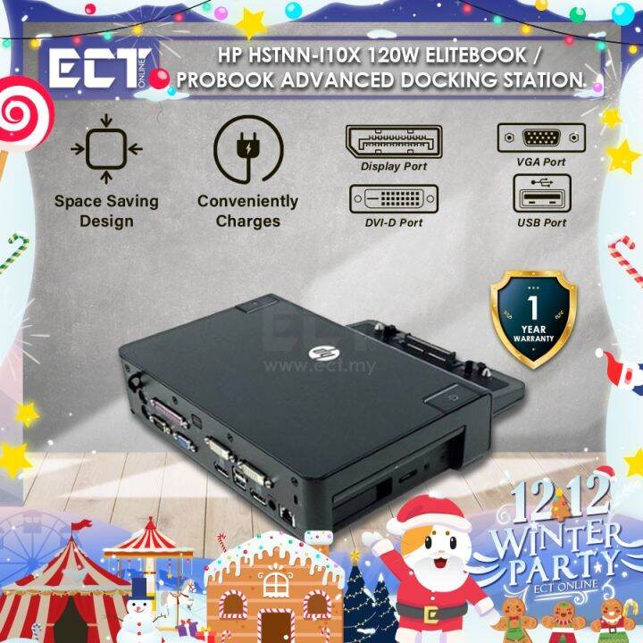 HP HSTNN-I10X 120W Elitebook / Probook Advanced Docking Station | Lazada
