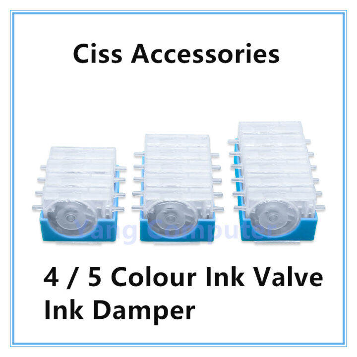 4 / 5 Colour CISS Ink Control Valves One Way Valve Ink Damper For Canon ...