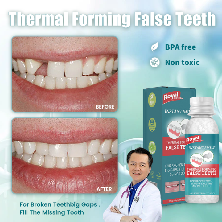 moldable false teeth original temporary tooth repair teeth false teeth ...