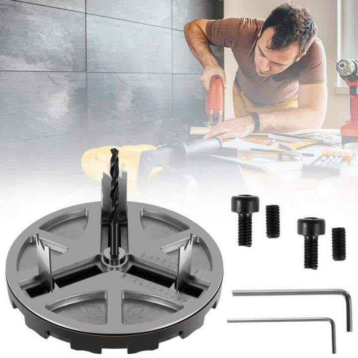 Adjustable Hole Saw Kit Aluminum Alloy Adjustable Punching Saw Round ...