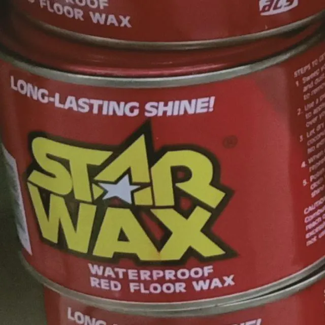 StarWax Floor Wax in Can(Red/Red Dye/Colorless) | Lazada PH