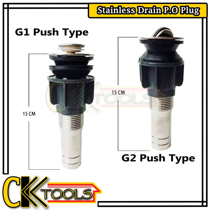 G1-G2 High end sus304 stainless pop up & flip basin water and waste ...