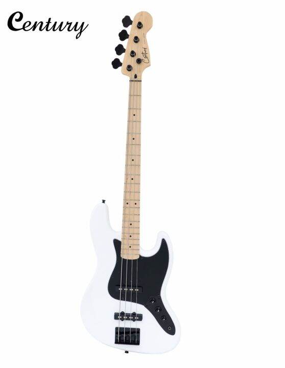 Century DJB Dark Series กีตาร์เบส ทรง Jazz Bass 20 เฟร็ต ฮาร์ดแวร์สีดำ + แถมฟรี กระเป๋า & จูนเน ...
