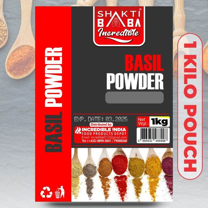 Shakti Baba Basil Powder spice 1kg | Lazada PH