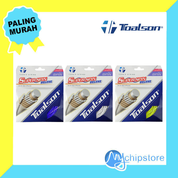 Senar Raket Tenis Lapangan Toalson Super Spin Deluxe | Lazada Indonesia