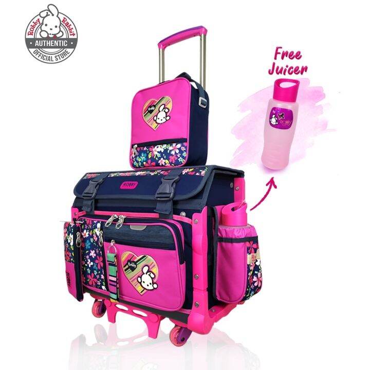 Robby Rabbit Beautiful Floral Large House-Type Trolley | Lazada PH