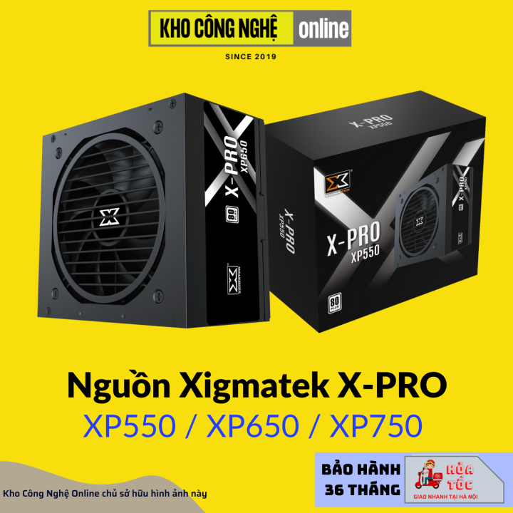 Nguồn máy tính Xigmatek X-PRO XP550 / XP650 / XP750 - 80PLUS WHITE ...