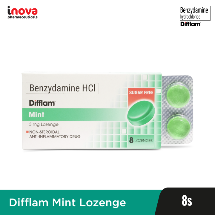 Difflam Mint Lozenge 8's | Lazada PH