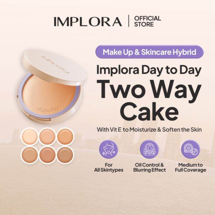 Implora Day to Day Series Two Way cake | Lazada Indonesia