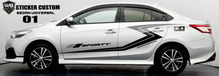 STICKER BODY SAMPING MOBIL SEDAN CUTTING STICKER MOBIL SEDAN VIOS CAMRY ...
