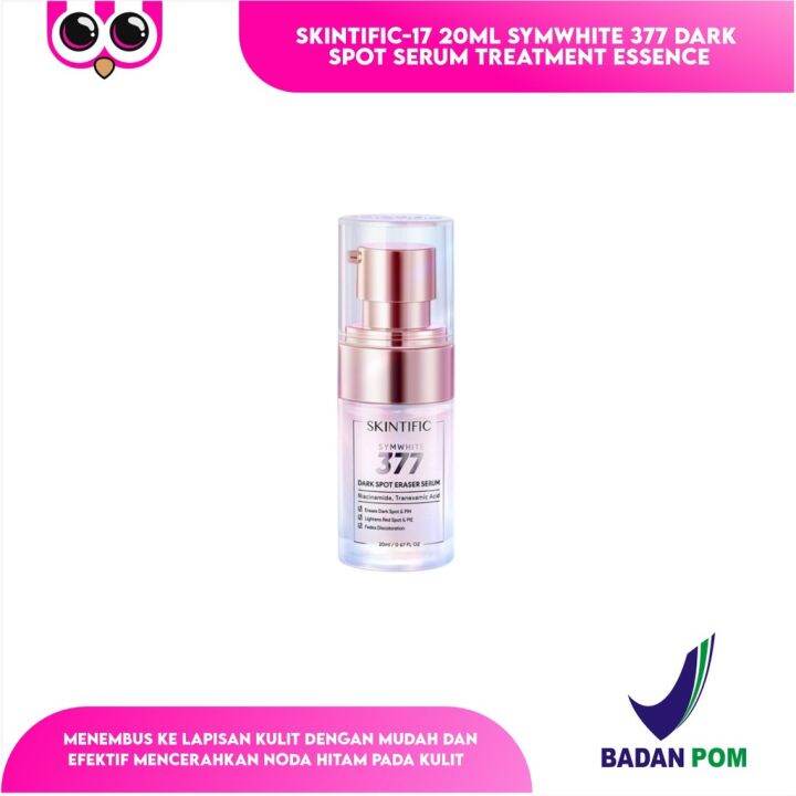 SKINTIFIC-17 20ML SYMWHITE 377 DARK SPOT SERUM TREATMENT ESSENCE / SERUM PENGHILANG FLEK HITAM ...
