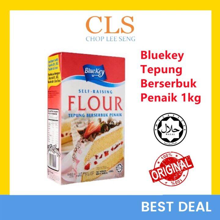CLS BlueKey Tepung Kek Berserbuk Penaik Naik Sendiri Blue Key Self ...