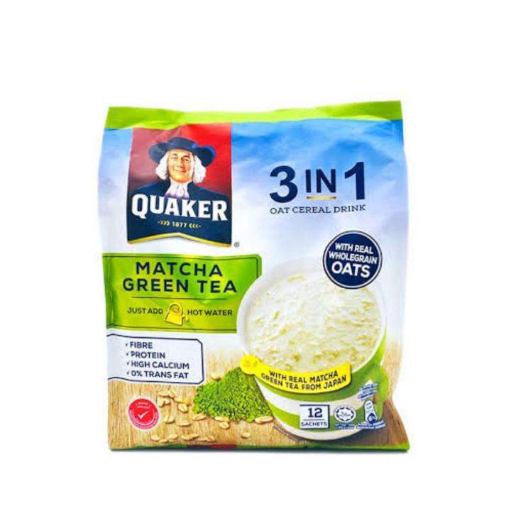 QUAKER OAT 3 IN 1 MALAYSIA RASA MATCHA GREEN TEA | Lazada Indonesia
