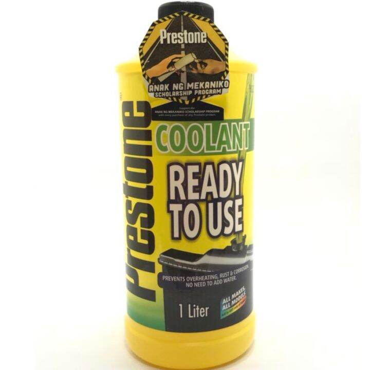 [Ready Stock] ♩Prestone Coolant Ready to Use 1 Liter Green Color ...