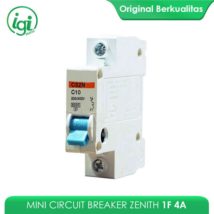 MCB LISTRIK 1P 4A / MINI CIRCUIT BREAKER 1P 1POLE | Lazada Indonesia