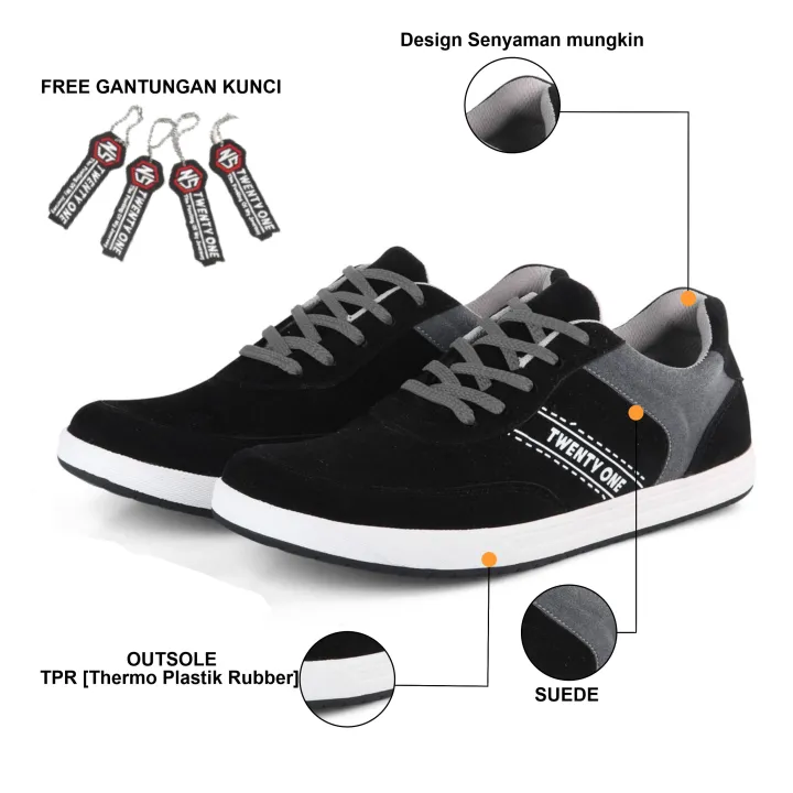 NS.FOOTWEAR Sepatu Sneakers Pria I Sepatu CAsual Sneakers Sekolah KErja DIstro Bandung | Lazada ...