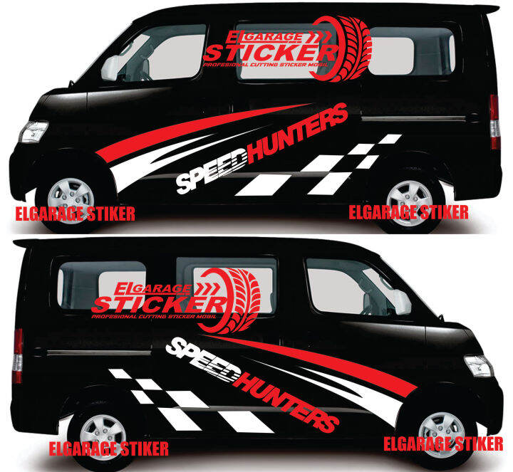 Stiker mobil granmax cutting stiker striping body mobil daihatsu ...