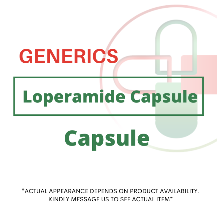 Loperamide Capsule by 10 (GENERICS) | Lazada PH