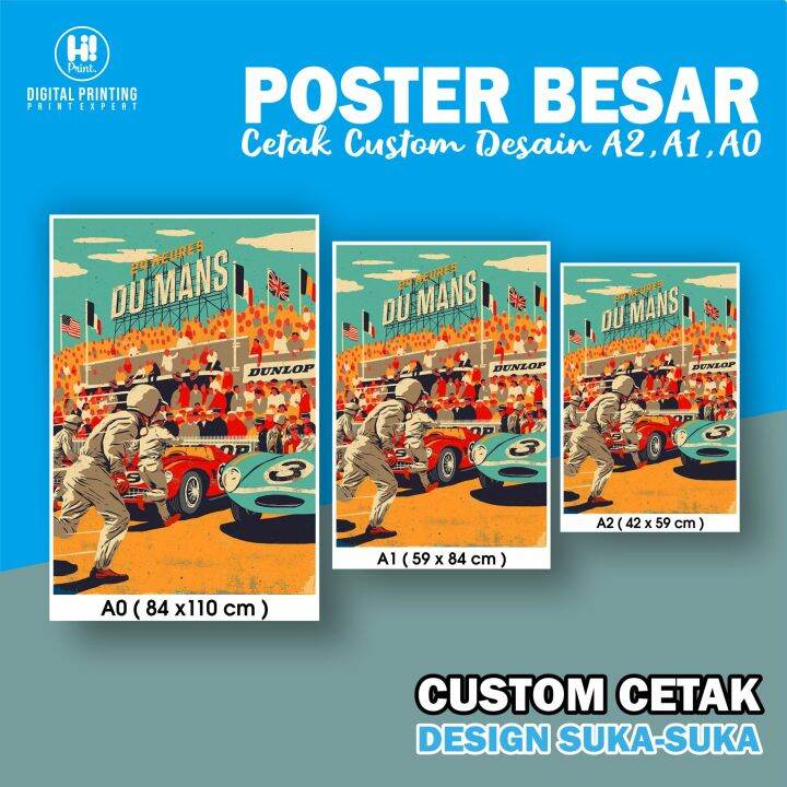 Cetak Poster Besar A2 A1 A0 A3 | Lazada Indonesia