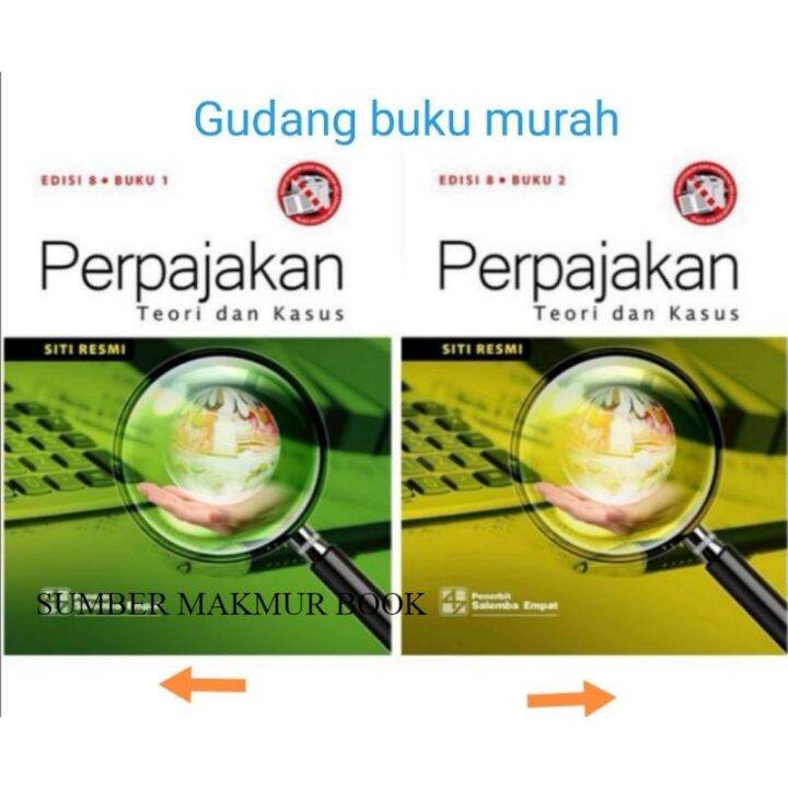 Buku perpajakan teori dan kasus edisi 8 buku 1 dan 2siti resmi | Lazada Indonesia