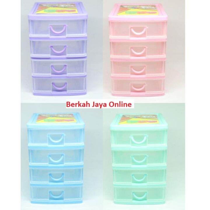 Rak Susun 4 / Laci Susun 4 / Kontainer Susun 4 / Kabinet Susun Mini ...