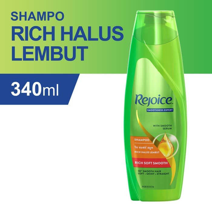 Rejoice Shampoo Rich 340 ml / shampo untuk rambut Halus Lembut | Lazada Indonesia