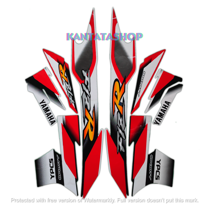 STIKER STRIPING LIS LES BODY MOTOR YAMAHA F1ZR 2000 FIS R 2000 ...