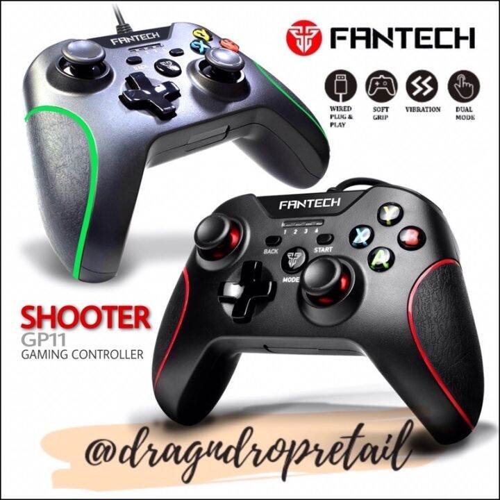 FANTECH GP11 SHOOTER Wired Gaming Controller Gamepad Joystick for PC ...