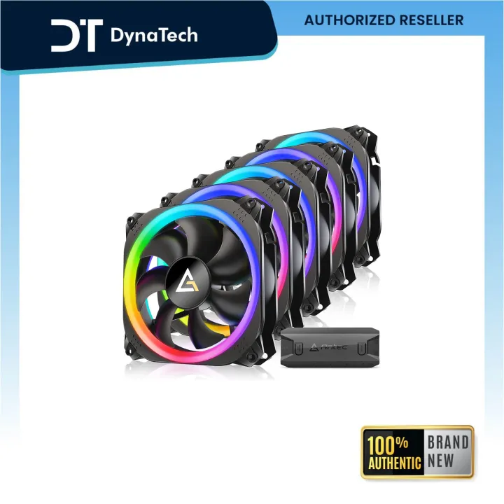Antec Prizm 120 ARGB 5+C 120mm PWM Fan Dual Ring with Controller ...