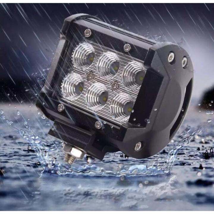 6Led SQUARE Headlight Bar For Motorcycle | Lazada PH